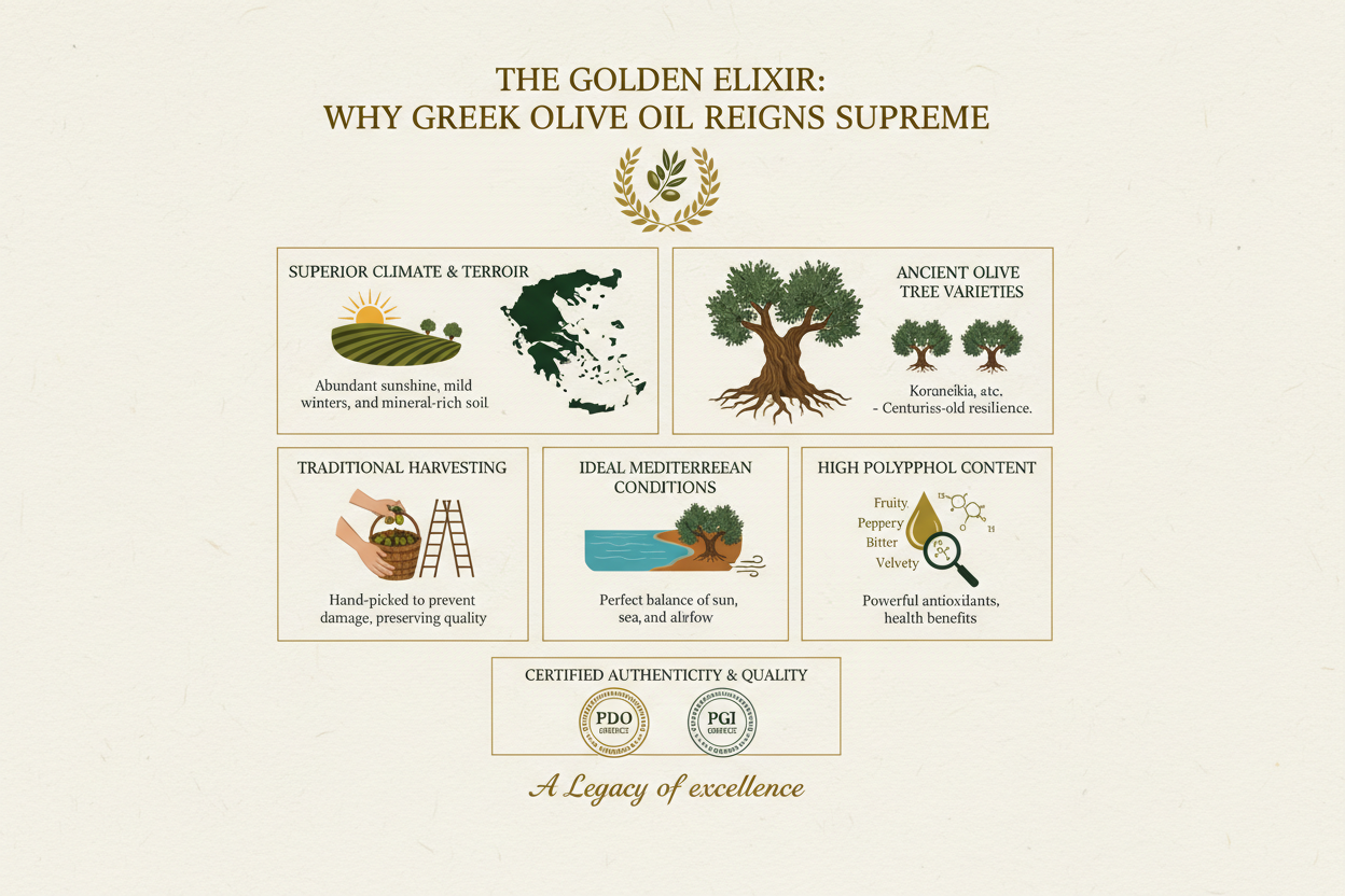 Greek Olive Oil: What Makes It the World’s Healthiest Choice.